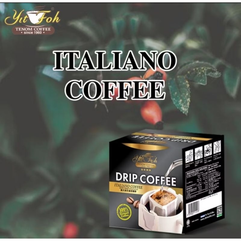 Tenom Yit Foh Italiano Drip Coffee (10g x 8 sachets) | Shopee Malaysia