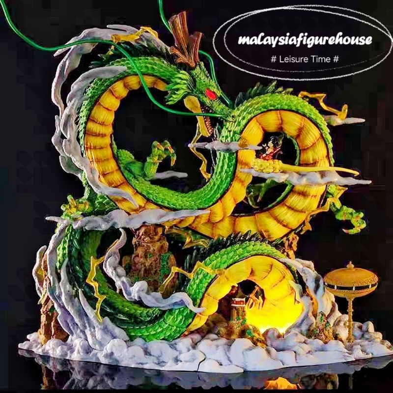 🔥READY STOCK🔥54CM DRAGON BALL YOYO DRAGON SHENRON SMALL GOKU COPY RESIN ...