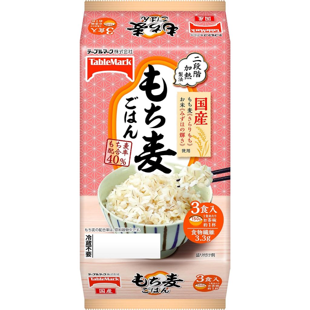 🇯🇵 TABLEMARK Japanese Retort Barley Rice - 150g x 3s | Shopee Malaysia