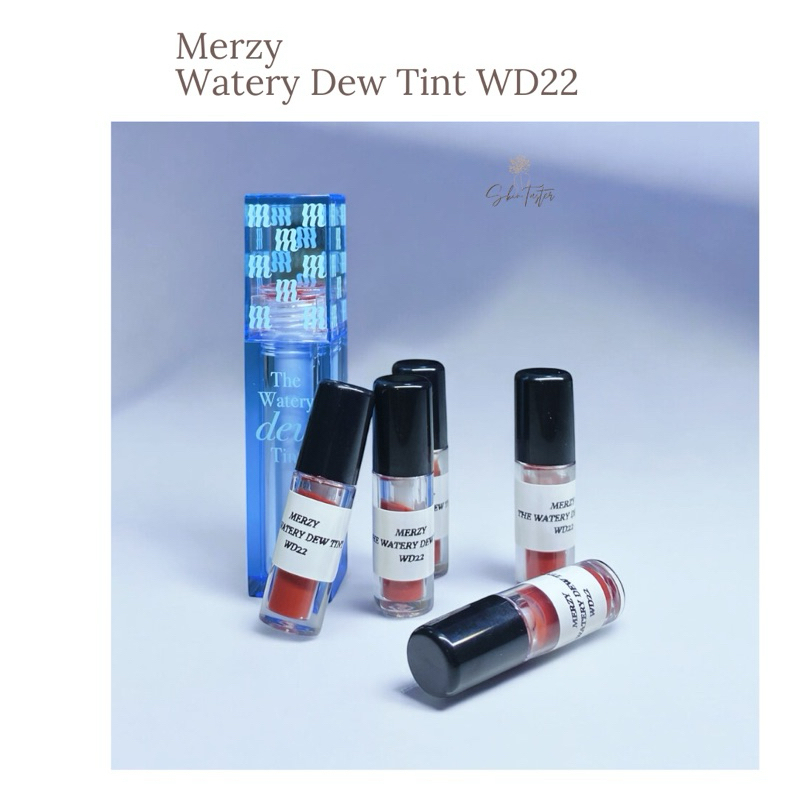 MERZY The Watery Dew Tint WD22 HAZEL CHILI (Repack 0.5ml) | Shopee Malaysia