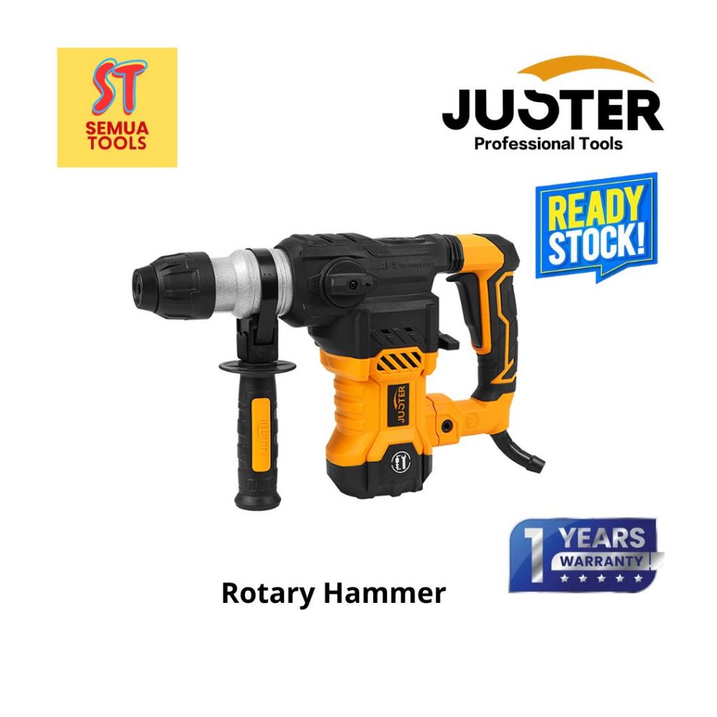NEW Juster Rotary Hammer 1300W / Mesin Tebuk Lubang / Mesin Gerudi ...