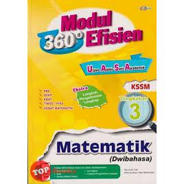 Modul 360 Efisien KSSM Matematik Tingkatan 3-Dwibahasa | Shopee Malaysia