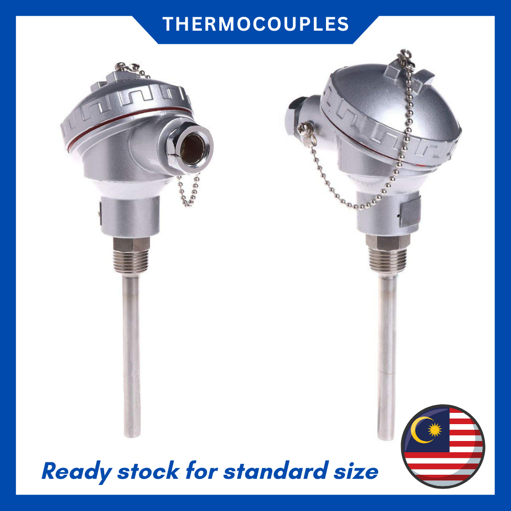 Small Terminal Head Thermocouples K-Type TC Probe Type Thermocouples ...