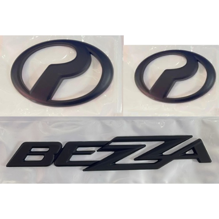 Perodua Bezza 2020 above Front/Rear/Rear Words Emblem Mate Logo ...
