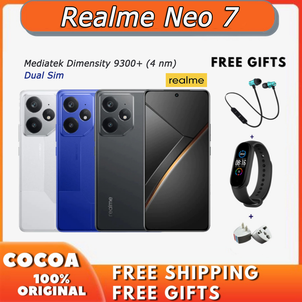 Realme Neo7 Mediatek Dimensity 9300+ 6.78 inches 144Hz AMOLED Dual Sim ...