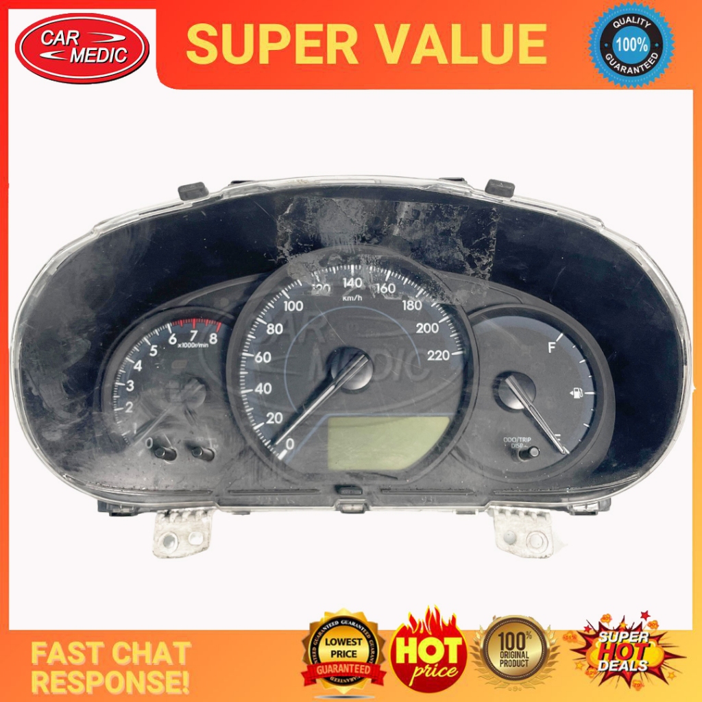 Original Toyota Yaris 1.5 Speedometer / Instrumental Cluster Gauge ...