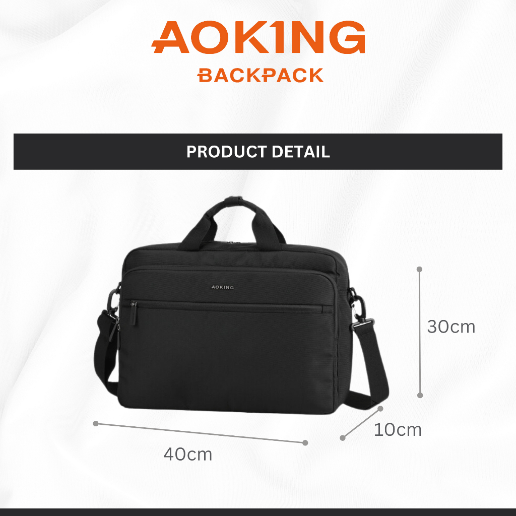 AOKING BACKPACK Laptop Sling Bag Office Work Men/Woman Business ...