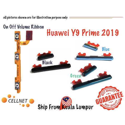 [Cellnet] Huawei Y9 Prime 2019 STK-L21 STK-L22 STK-LX3 On Off Volume ...