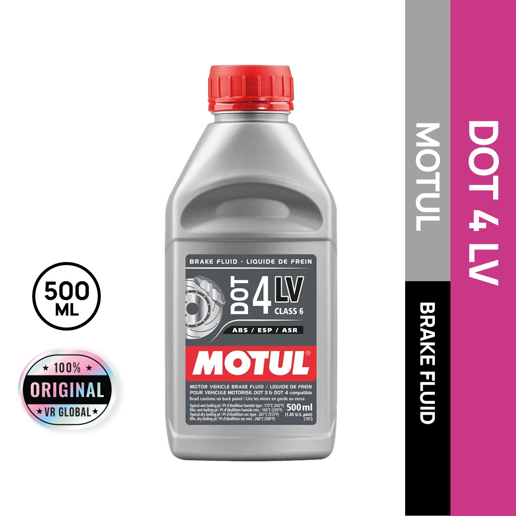 MOTUL DOT 4 LV MINYAK BREK / BRAKE FLUID 500ML | Shopee Malaysia