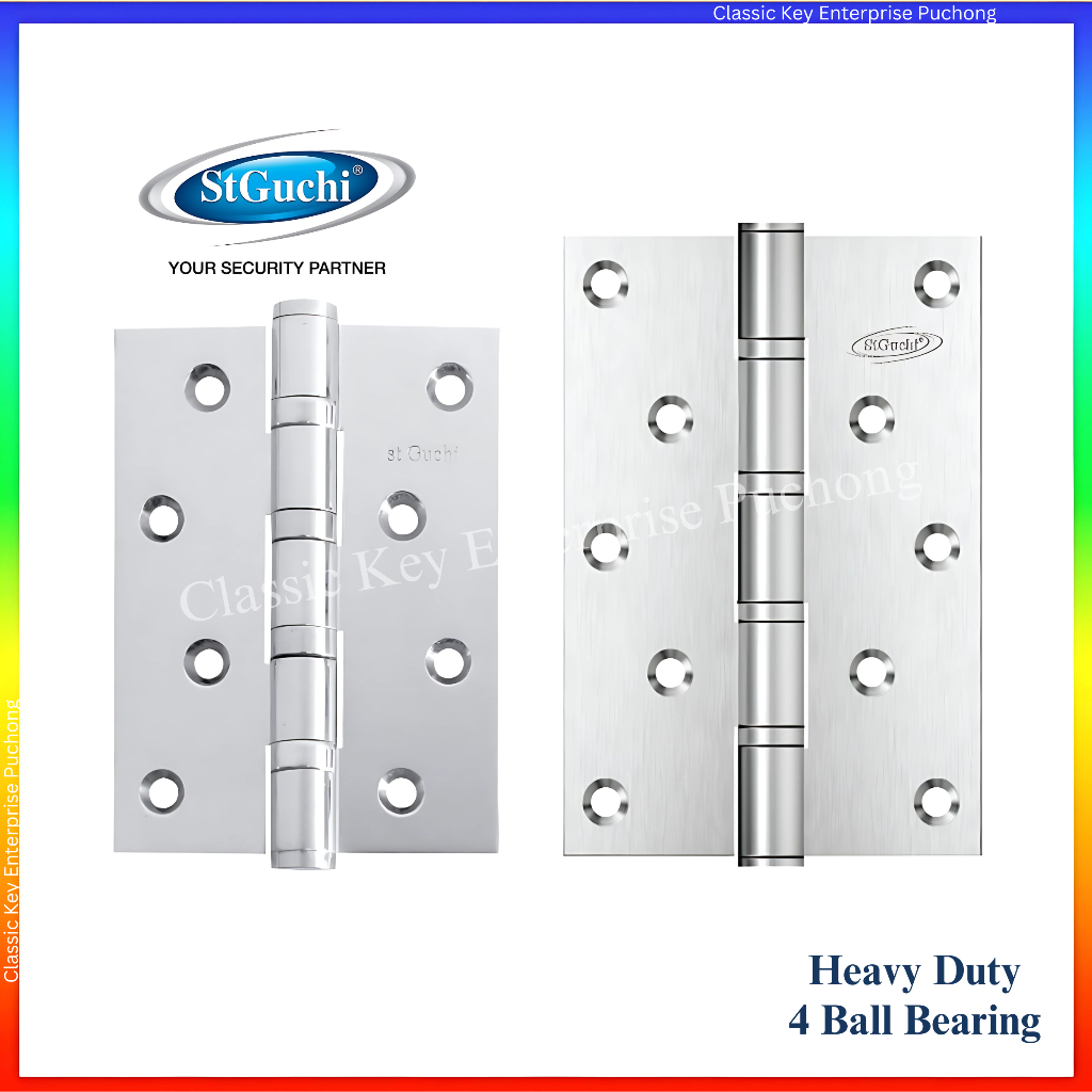 St Guchi Hinges Heavy Duty 4 Ball Bearing SGDH-743025 / SGDH-753030-SS ...