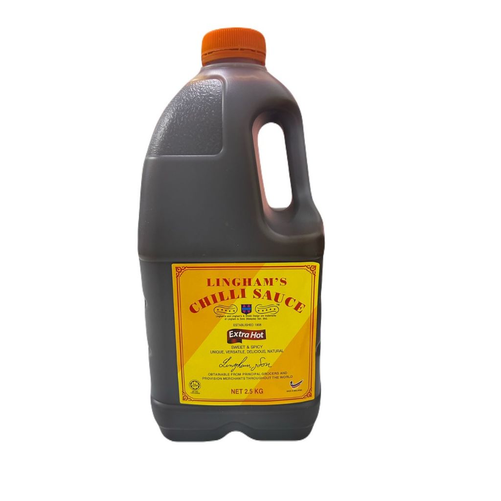 LINGHAM'S Chilli Sauce Extra Hot / Cili Sos Extra Pedas 2.5kg | Shopee ...