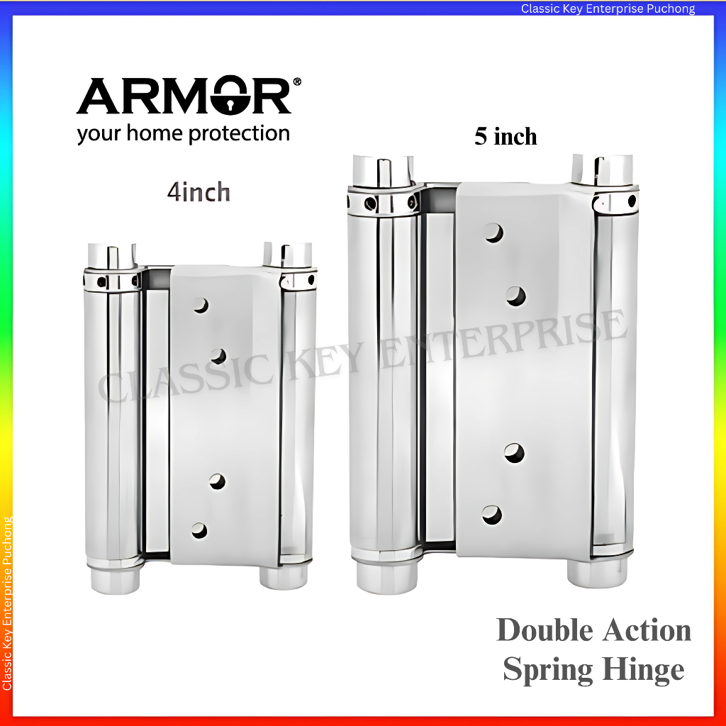 Armor Stainless Steel Cowboy Hinges Cowboy Door Double Action Spring ...