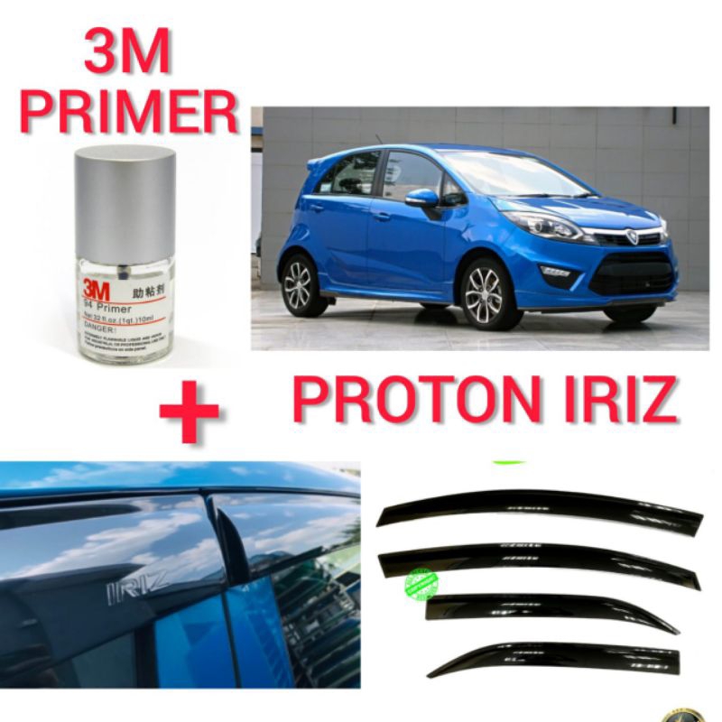 KOON 100% Malaysia PROTON IRIZ 3” (Small) Year 2014 15 16 17 18 19 20 21 22 INJECTION Door Visor ...