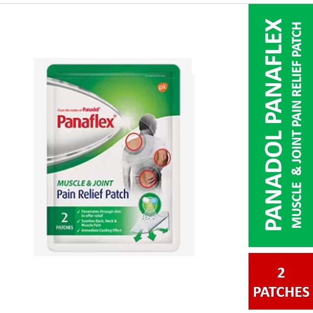 PANADOL PANAFLEX MUSCLE & JOINT PAIN RELIEF PATCH ( 2'PATCHES ...
