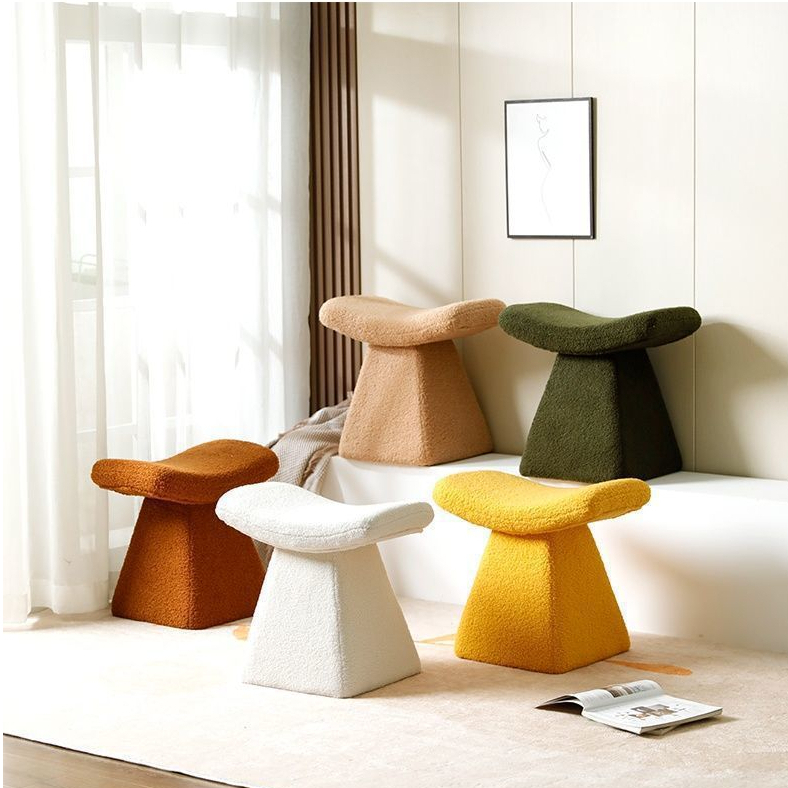 Stool Home Modern Simple White European Home Dressing Stool Fairy Girl ...