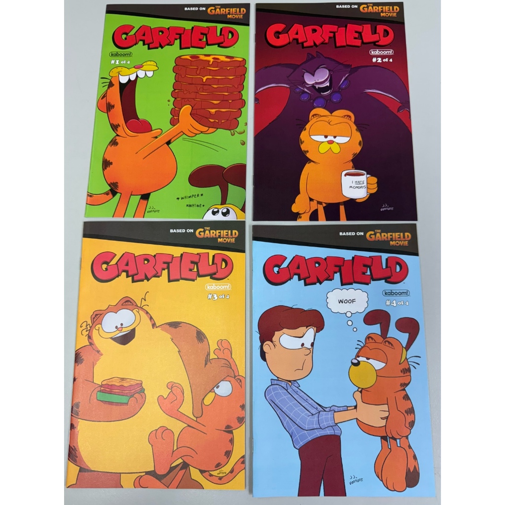 GARFIELD Movie Comic Book - COMPLETE SET - KABOOM Studios - Comic Book - ORIGINAL - READY STOCK ...