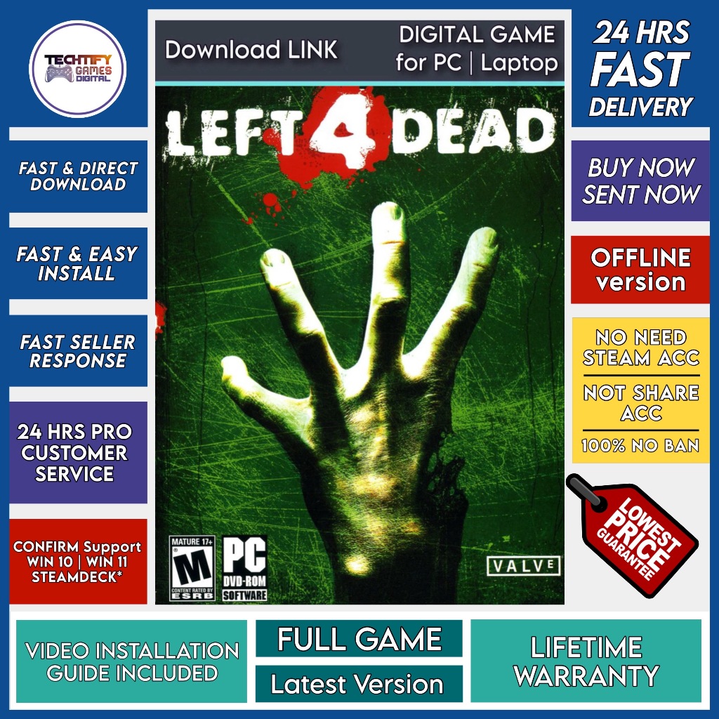 [PC Game] Left 4 Dead - Offline [Fast Download] [Fast Install] | Shopee ...