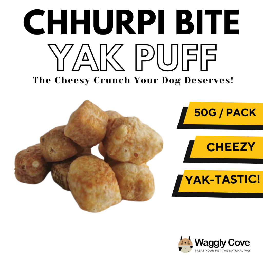 Premium Chhurpi Puff - Crunchy Puff (50grams) 【泥泊尔牦牛起司天然零食 - 狗狗 ...