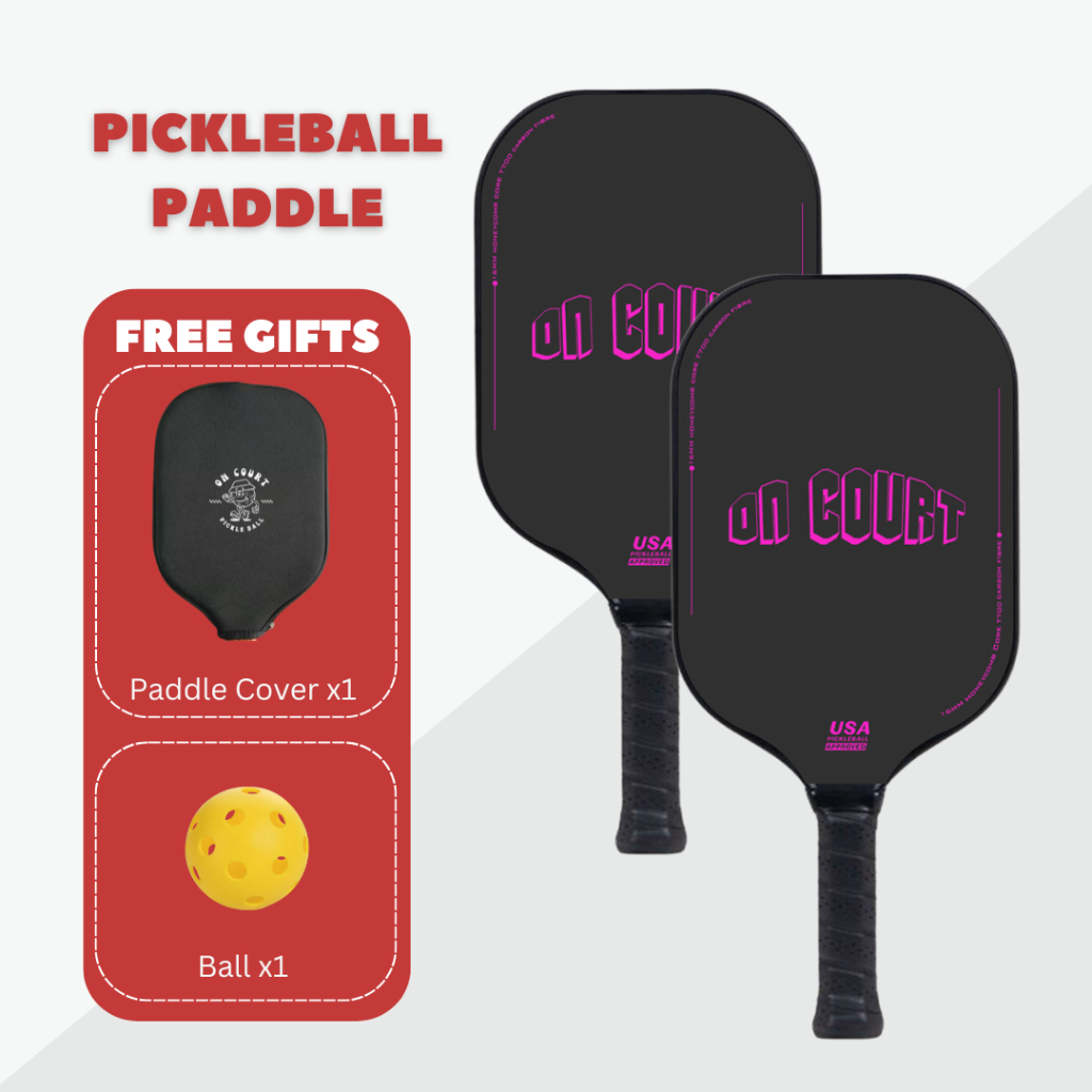Pickleball Paddle Carbon Fiber T700 16mm Thick Pickleball Paddle Pro ...