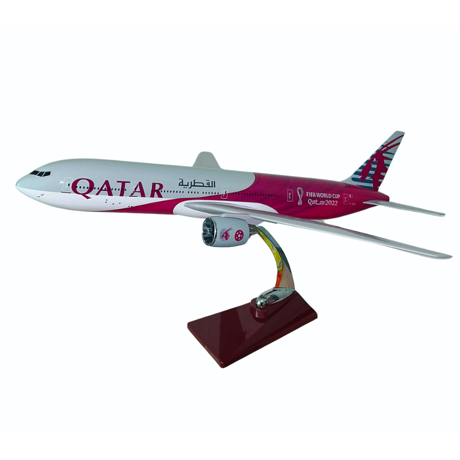 47cm Qatar Airways FIFA World Cup 2022 B777-300ER Aircraft Model ...