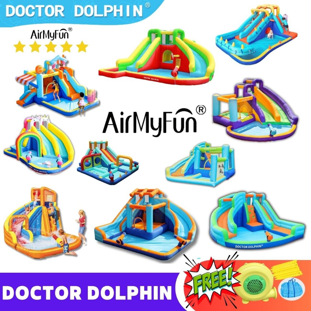 AirMyFun Inflatable slides, large swimming pools, children's slides ...