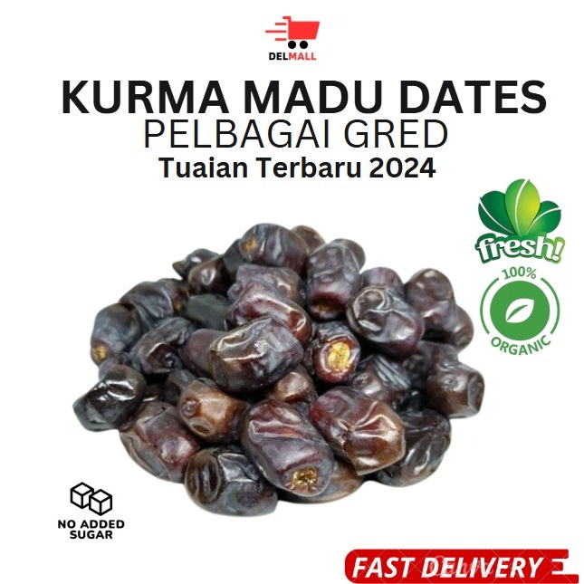 Kurma Madu Rotab Mazafati Bam Dates Borong Wholesale 400g DELMALL ...