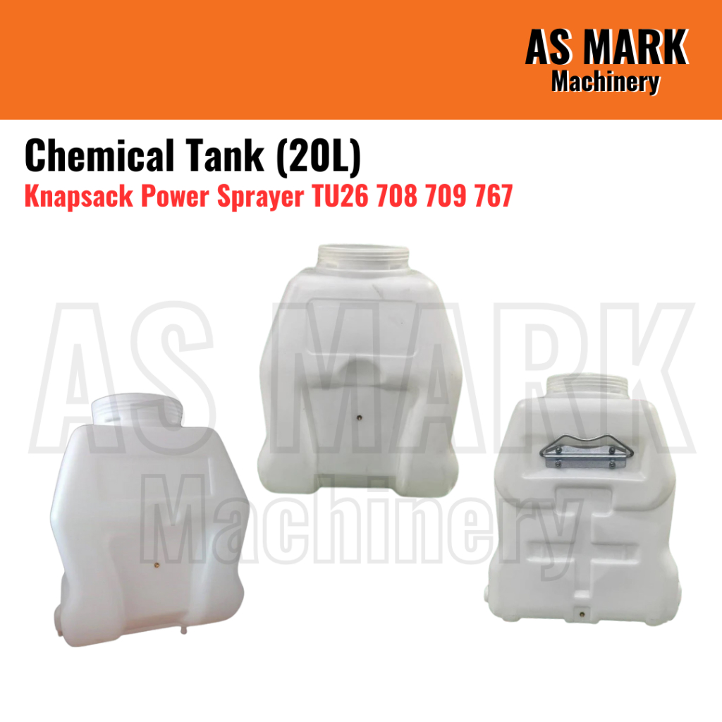 KNAPSACK POWER SPRAYER TU26 708 709 767 CHEMICAL TANK 20L / 15L [TONG ...