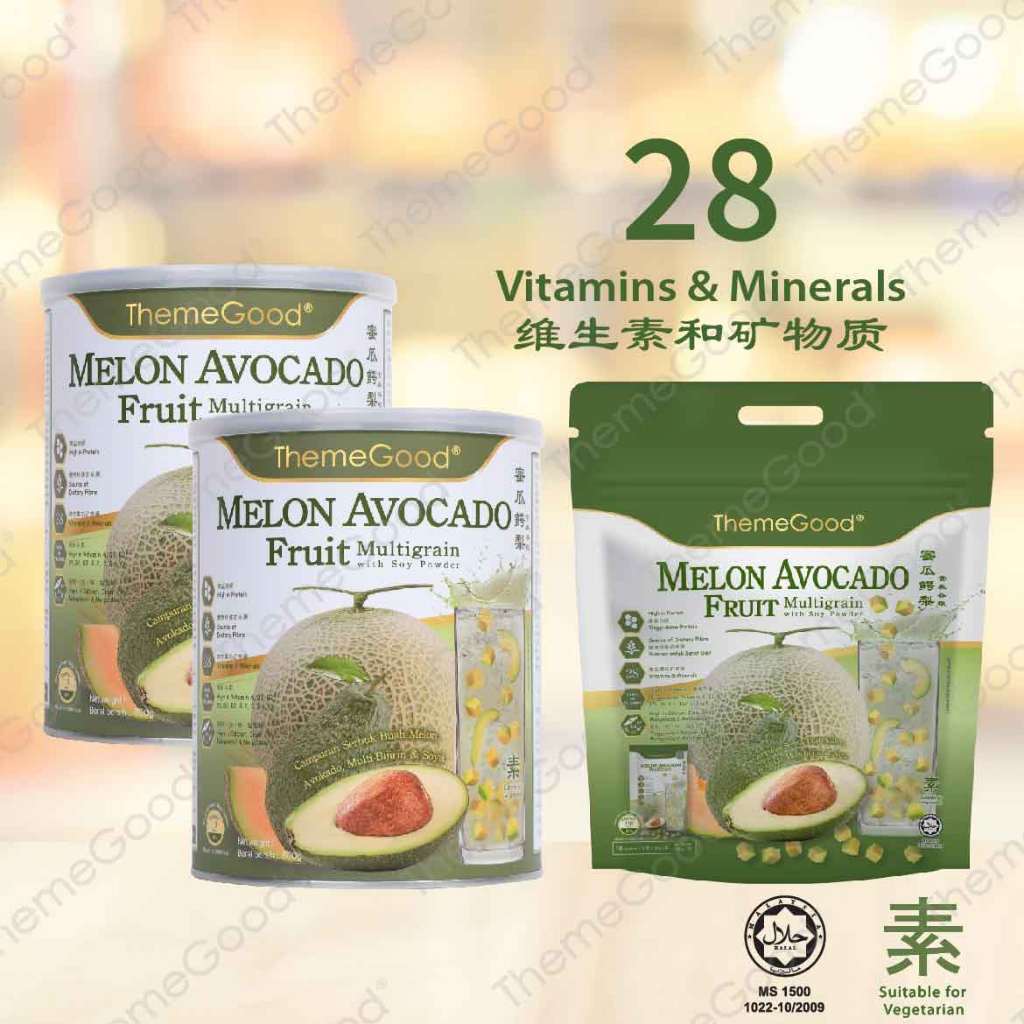 Melon Avocado Fruit Multigrain 800g x 2 + Melon Avocado Fruit ...