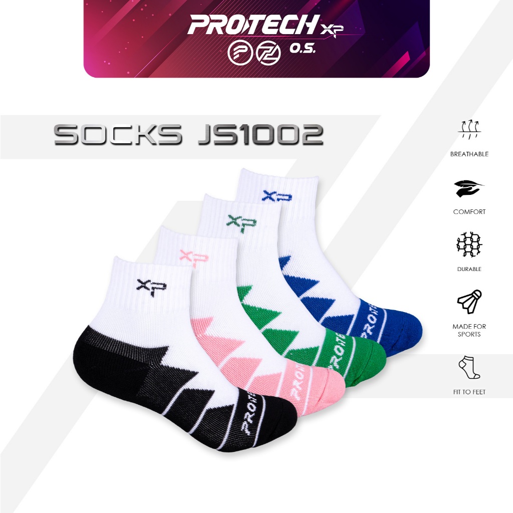 PROTECH Junior Cotton Sport Sock JS1002 (4 colours) | Shopee Malaysia