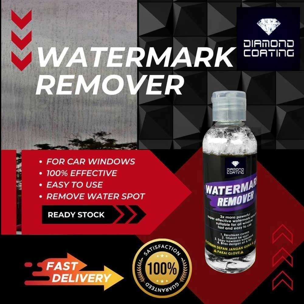 Strong Watermark Remover for Wndows Car 120ml(Extra 20ml) - Diamond ...
