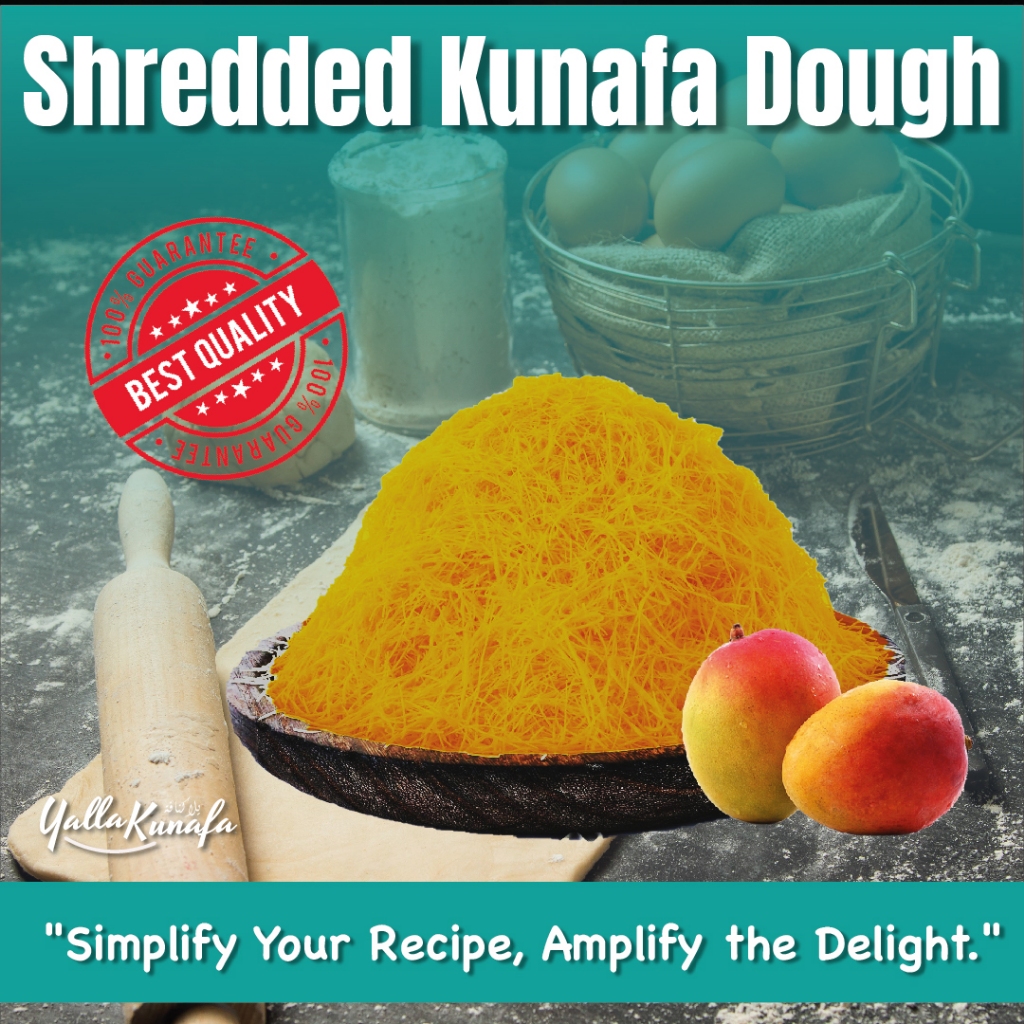 Mango Shredded Kunafa Dough 500g - 1Kg by Yalla Kunafa - Fast Shipping ...