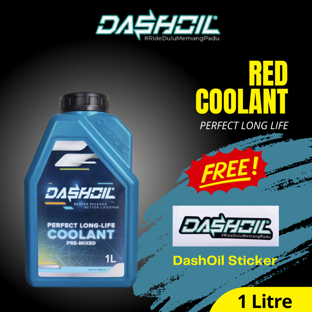 DASHOIL Red Coolant Perfect Premixed Radiator Long Life Coolant 1L ...