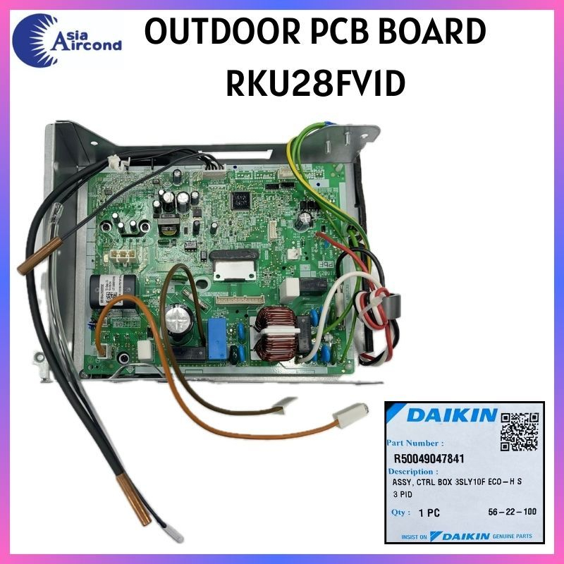 DAIKIN 1.0HP OUTDOOR PCB BOARD RKU28FV1D (R50049047841) | Shopee Malaysia