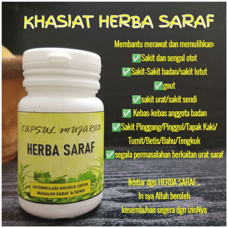 sakit urat saraf herba saraf | Shopee Malaysia
