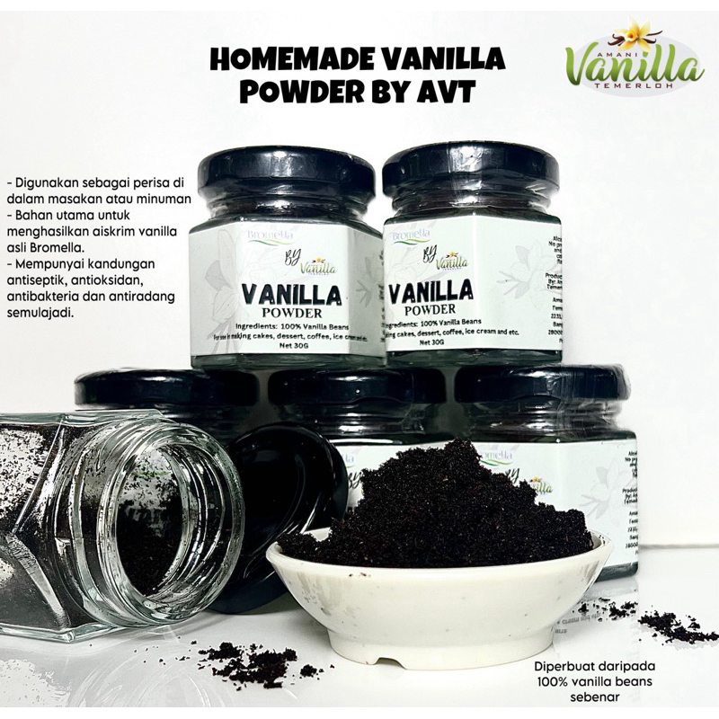 Vanilla Powder 30gm GRADE A(Planifolia Andrews) | Shopee Malaysia