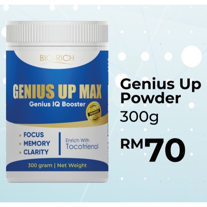 [BIORICH] GENIUS UP POWDER (300g) | Shopee Malaysia