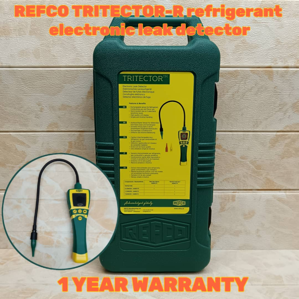 REFCO TRITECTOR - R Refrigerant electronic Leak Detector Pengesan ...