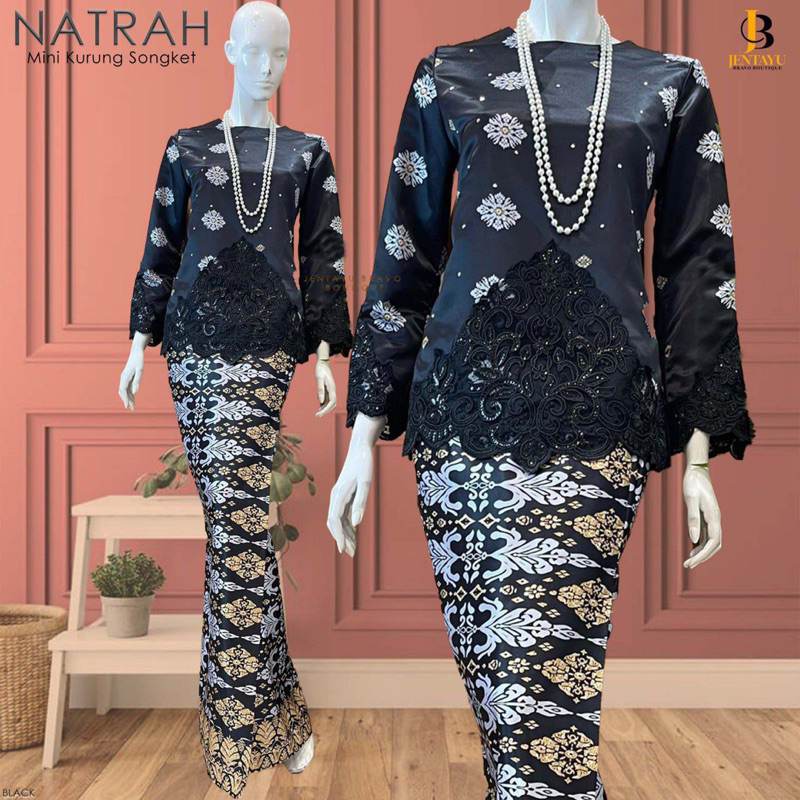 Natrah Mini Kurung Songket (S - XL) | Shopee Malaysia