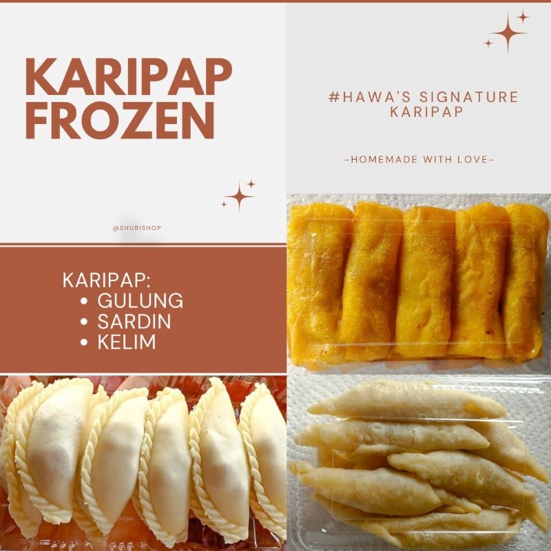 Karipap Frozen Hawa | 10 pcs per pack | homemade | Shopee Malaysia