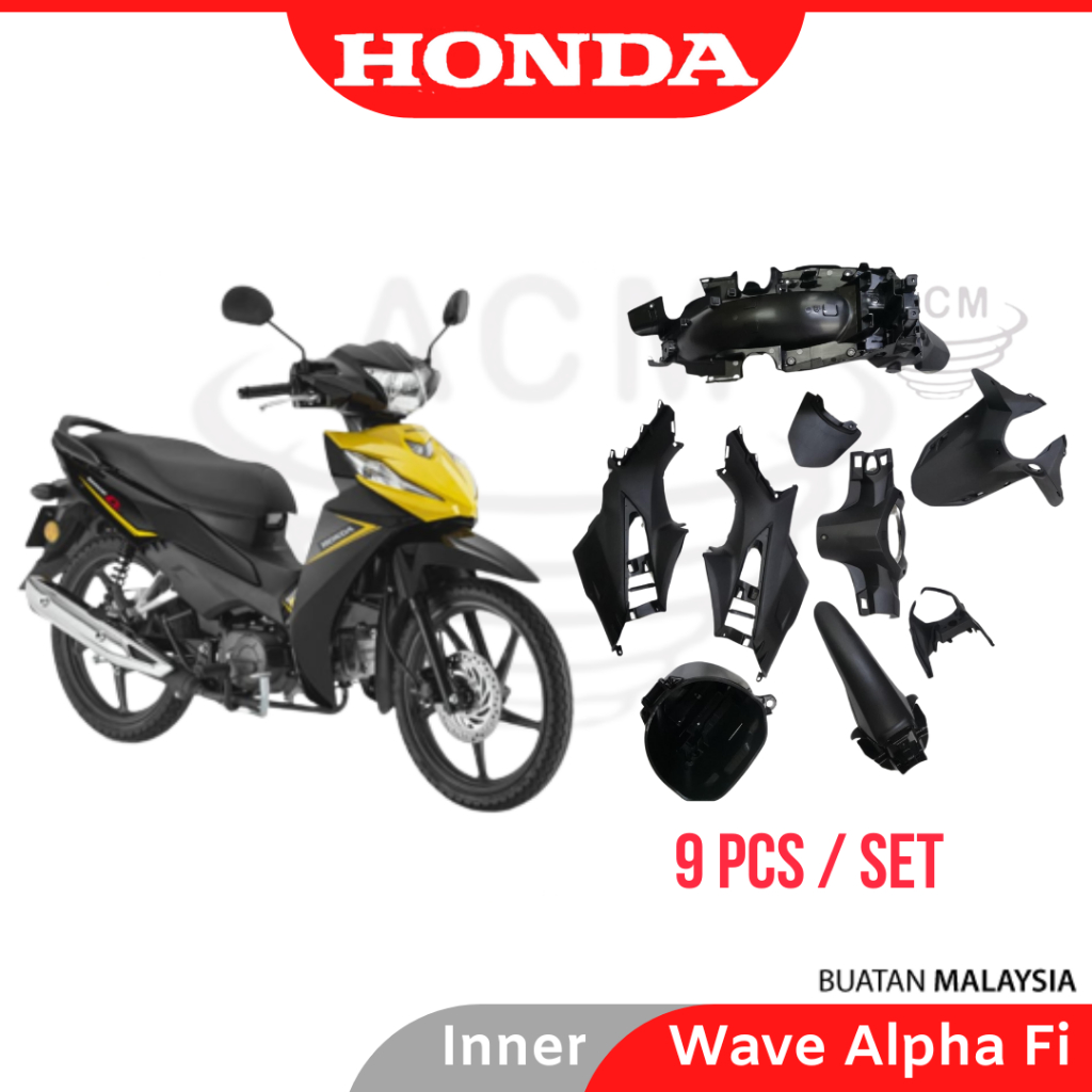 HONDA Wave Alpha 110 Fi Inner Non Color Parts Part WaveAlpha Alpha110 Fuel Injection AlphaFI ...