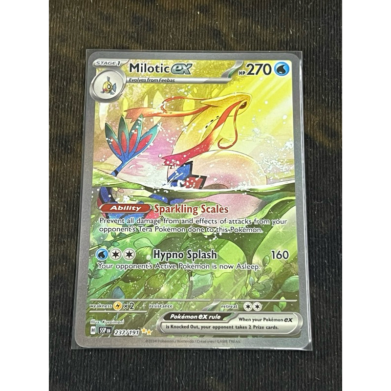 Pokemon TCG SV8 Surging Sparks - Milotic ex - 237/191 - Special Illustration Rare | Shopee Malaysia