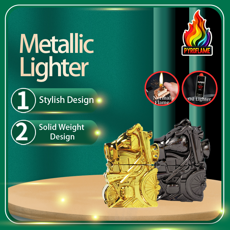 Heavy Motorcycle Lighter | PyroFlame | Solid Weight Design | Stylish ...