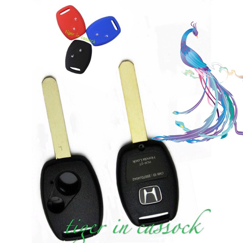 Honda 2 button straight remote key casing replacement case and ...