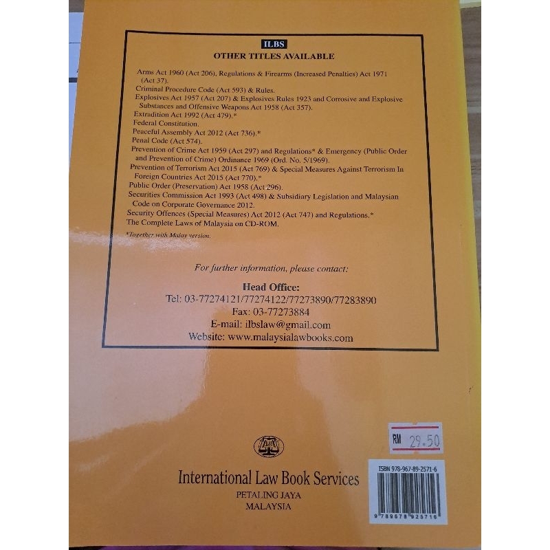 Police Act 1967 regulations & rules | Shopee Malaysia