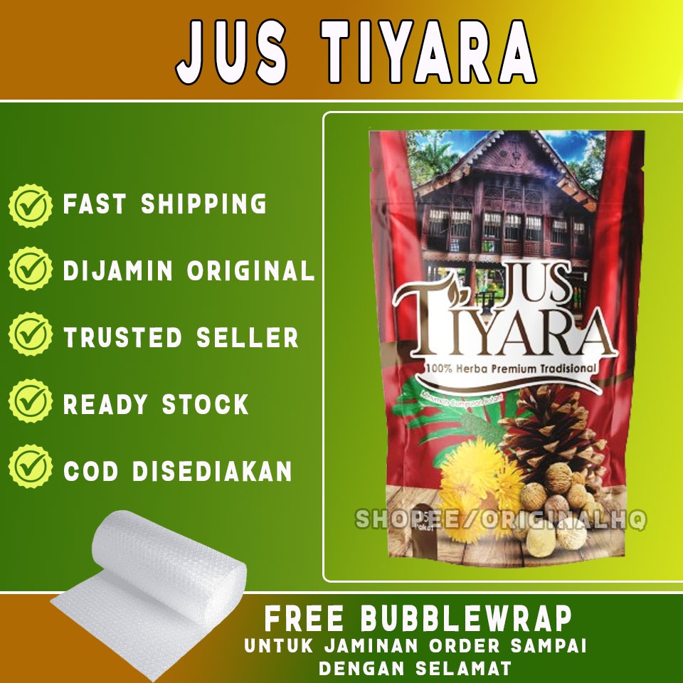 [JUS TIYARA] Jus Tiyara Minuman Herba Tradisional Berkualiti Tinggi & Premium | Shopee Malaysia