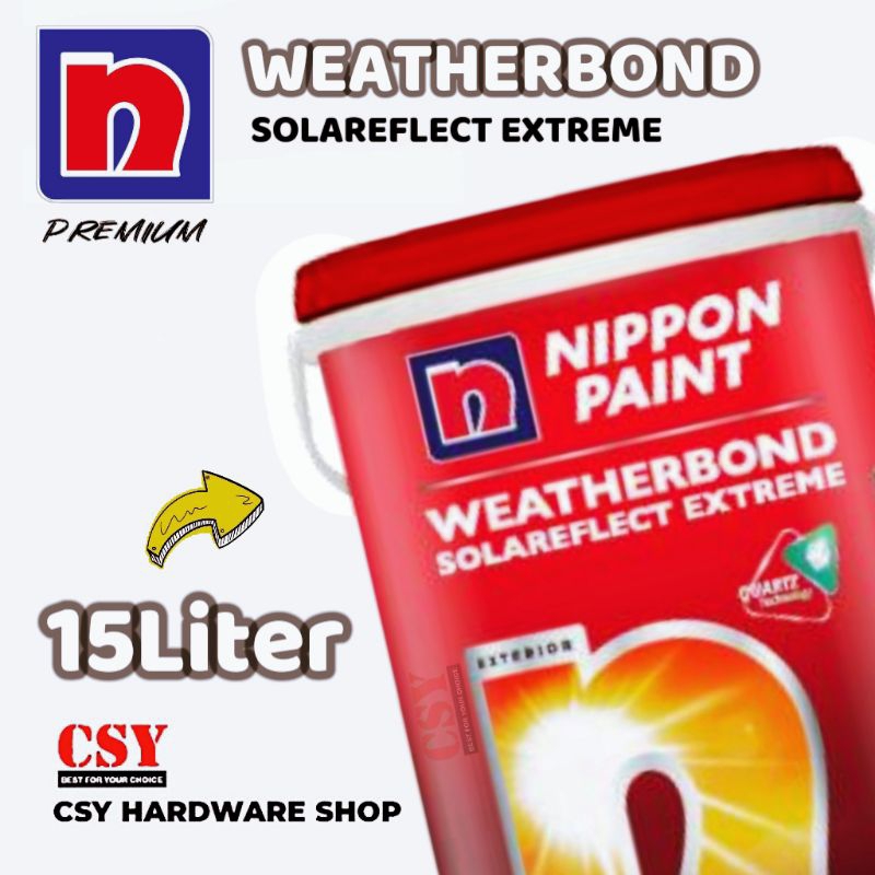 NIPPON PAINT Weatherbond Solareflect Extreme NEW 15LITER / Weatherbond ...