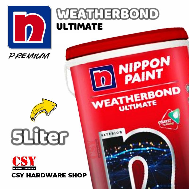 NIPPON PAINT Weatherbond Ultimate 5LITER | Shopee Malaysia