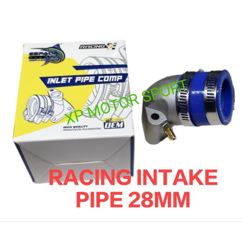 ESPADA RACING CARBURETOR INTAKE PIPE 28MM EX5/ W125/ UNIVERSAL (Ego PNP ...