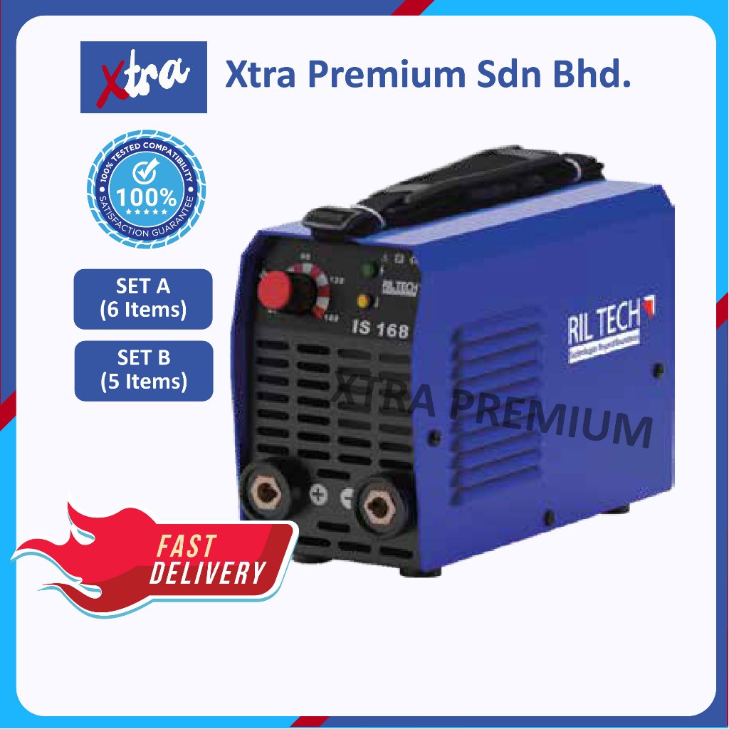 RILTECH IS168 WELDING MACHINE 120A PORTABLE MMA INVERTER WELDER WELDING ...