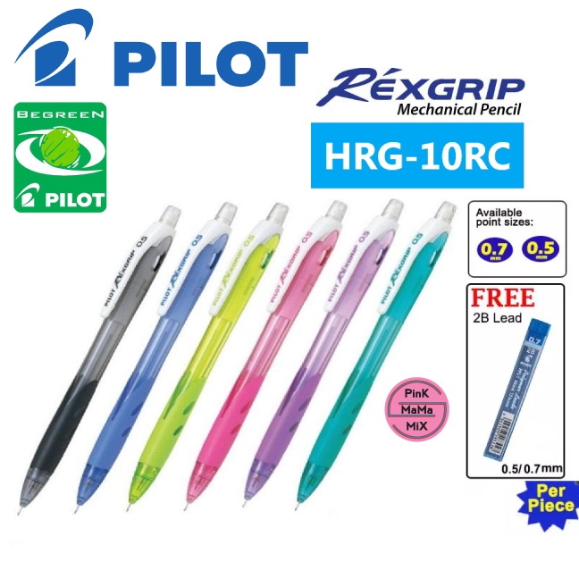 Pilot Mechanical Pencil Rexgrip / Super Grip 0.5mm / 0.7mm (Random Colour) | Shopee Malaysia